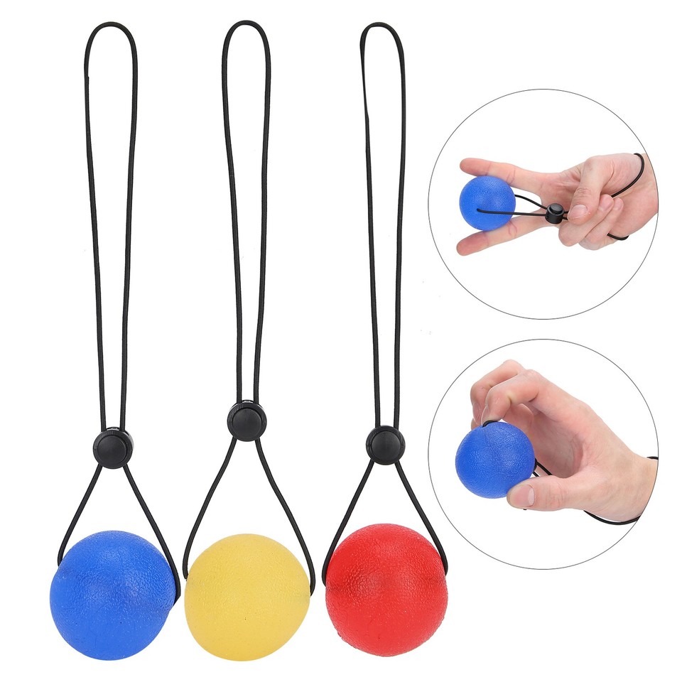 3pcs Round Hand Grip Ball High Strength Hand Wrist Strength Training ...