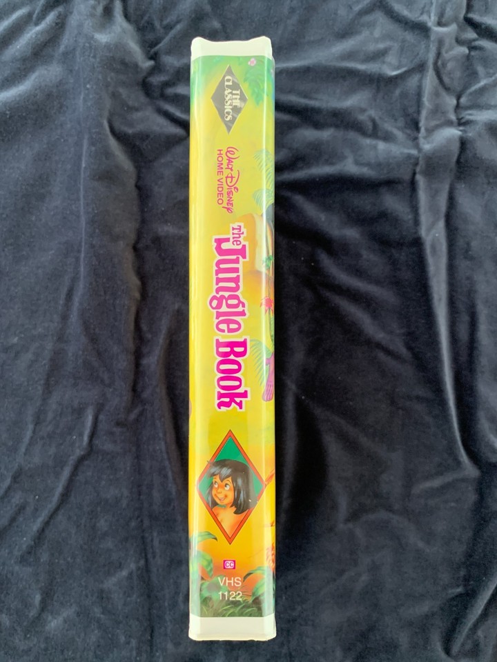 "The Jungle Book" Walt Disney *Black Diamond* VHS Tape 1122 (biege ...