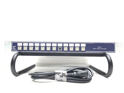 Sigma Technology Systems VSS - 12 - 12x1 Video Stereo Switcher W/ Power ...