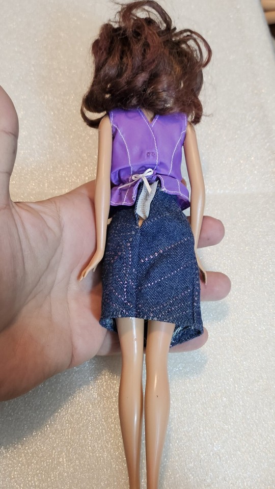 Barbie Fashionista Doll 147 Brunette Latino Redress 4 Ooak Short Hair ...