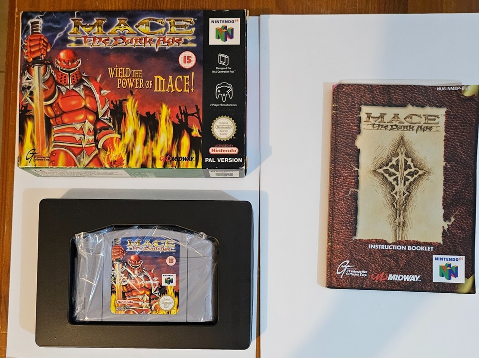 Mace The Dark Age Nintendo 64 N64 Complete in Box CIB PAL 31719199754 ...