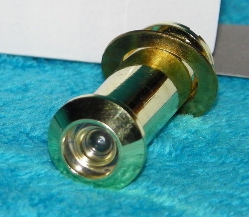 30 Available! New 1 FISH EYE LENSE / DOOR VIEWER Brass 160° Wide Angle ...