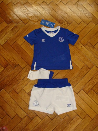 Everton Baby Soccer Kit Umbro Football Shirt Shorts Socks | eBay