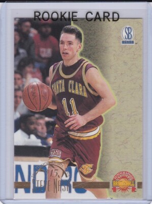 STEVE NASH ROOKIE CARD 1996 SB Autographed Basketball RC Phoenix Suns ...