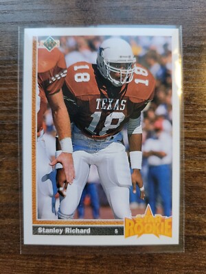 1991 Upper Deck #16 Stanley Richard - Rookie - San Diego Chargers-NFL ...