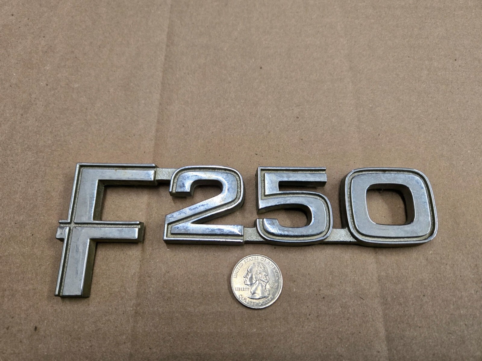 80-86 Ford F250 Fender Emblem Chrome for sale online | eBay