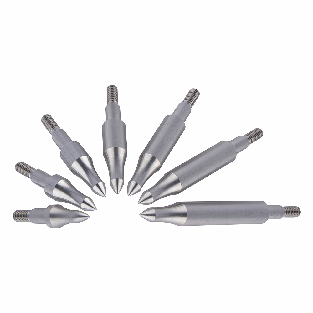 12PK Archery Target Arrowheads 75-300 Grain Field Points Arrow Steel ...