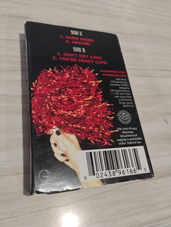 Guns N Roses Hard Skool Absurd Cassette Tape Don’t Cry Youre Crazy | eBay