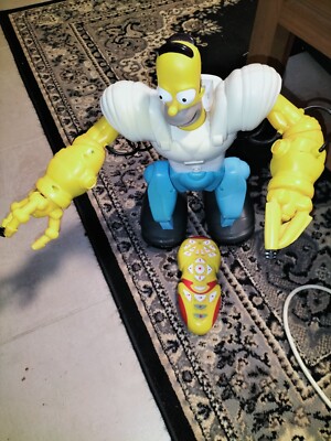 The Simpsons homer robot Homersapien robot working + remote working | eBay
