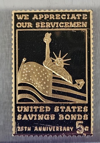 999 Pure Silver Stamp Shaped Bar Ingot 2002 USPS Serviceman Savings ...