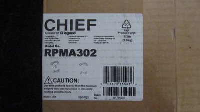 Chief RPA Elite RPMA302 Ceiling Mount for Projector - 50 lb Load ...