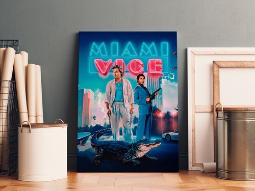 Miami Vice - Commercial Poster A1/A2/A3/A4 Canvas FRAMED | eBay