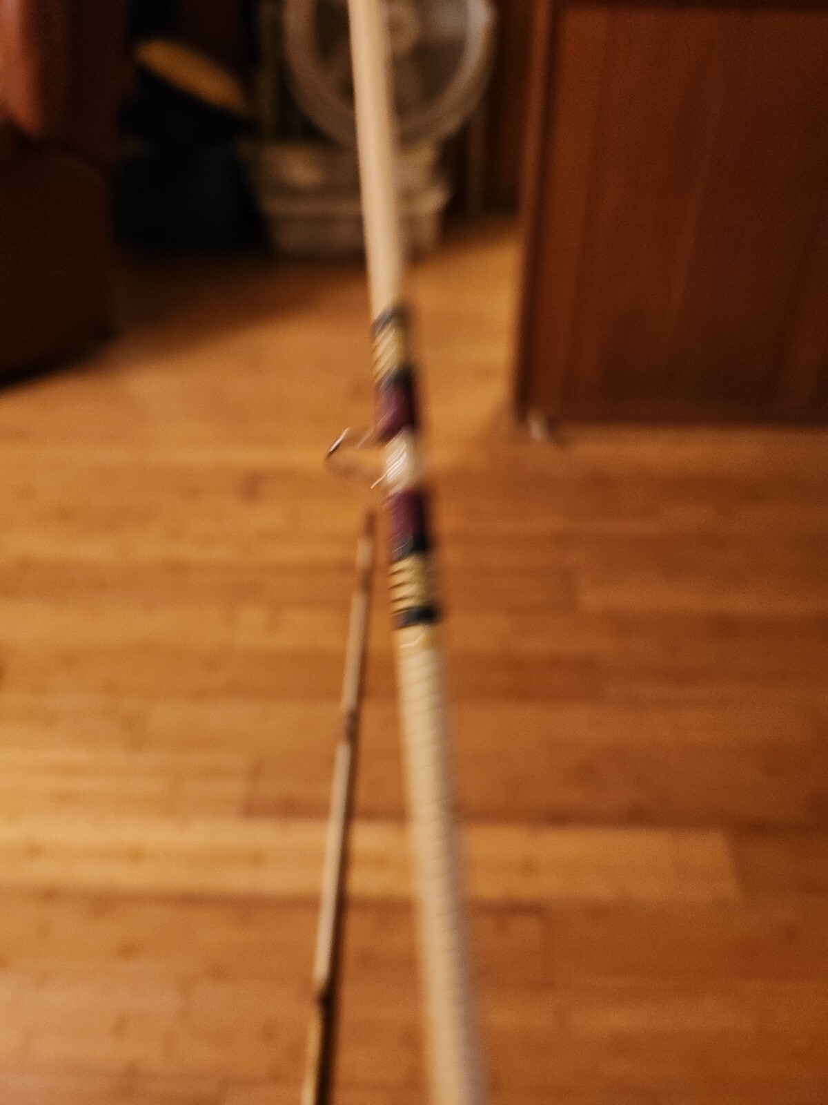 Vintage Shakespear Wonder Rod 8' 6" Fly Rod 2pc White Red Standard ...
