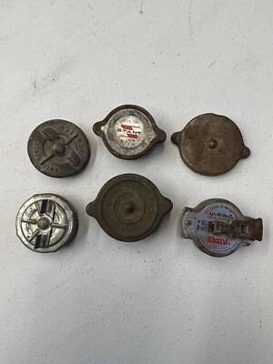 Vintage Stant Radiator Caps Lot Ford Chevy Dodge Hot Rod Camaro Mustang ...