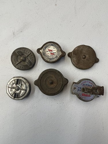Vintage Stant Radiator Caps Lot Ford Chevy Dodge Hot Rod Camaro Mustang ...