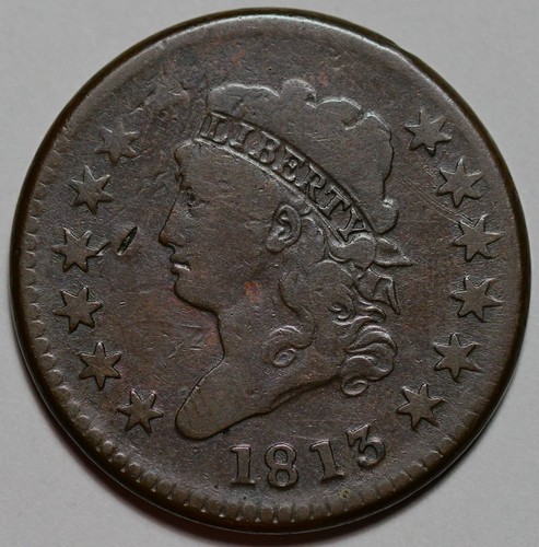 1813 Classic Head Large Cent - US 1c Copper Coin | eBay