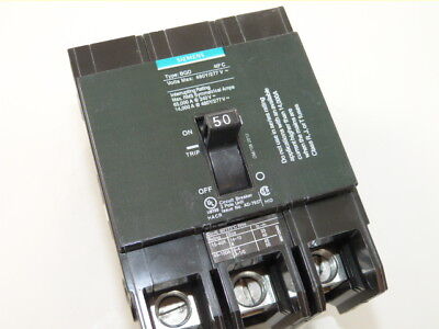 Siemens BQD350 3p 50a 240/480v Circuit Breaker NEW 1yr Warranty | eBay