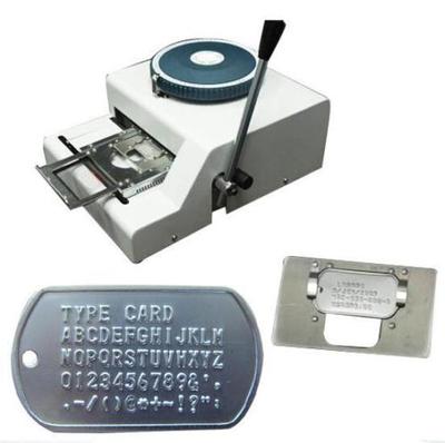 Stamping & Embossing - Dog Tag Machine