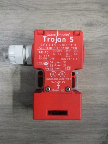 Guardmaster AC-15 Trojan 5 Safety Switch 500V/1A 250V/2A 100V/5A *Fully ...