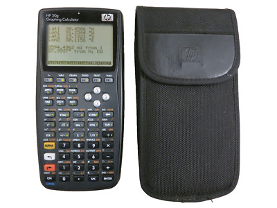 HP 50g Graphing Calculator with Case, Used | eBay