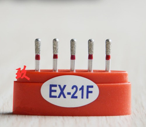 100pcs Dental Diamond burs FG Special Type Fine Grit EX-21F | eBay