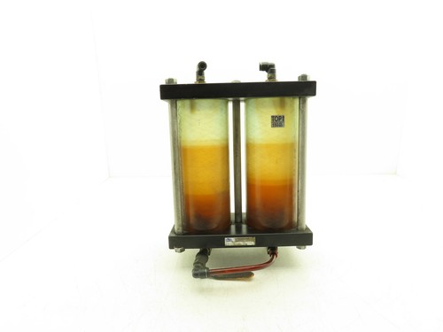 Fabco DAO-4X10 Air over Oil Double Tank 4" Bore 10" Tank Height 150 PSI ...