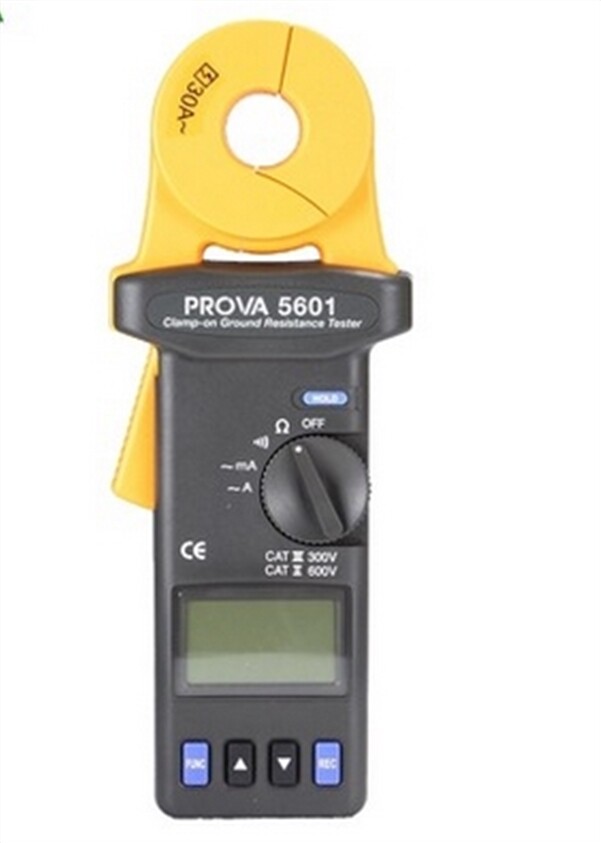 PROVA-5601 Tes Non-Contact Clamp-On Ground Resistance Tester Meter 23Mm ...