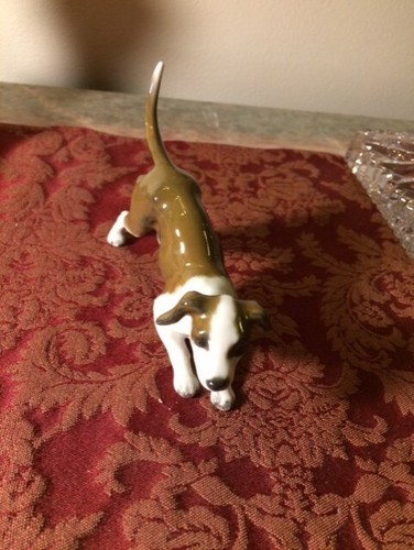 Rosenthal Porcelain Figurine Dog Fritz Pointer Excellent Rare Brown ...