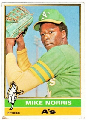 Topps Mike Norris #653 1976 Oakland Athletics Baseball Card | eBay