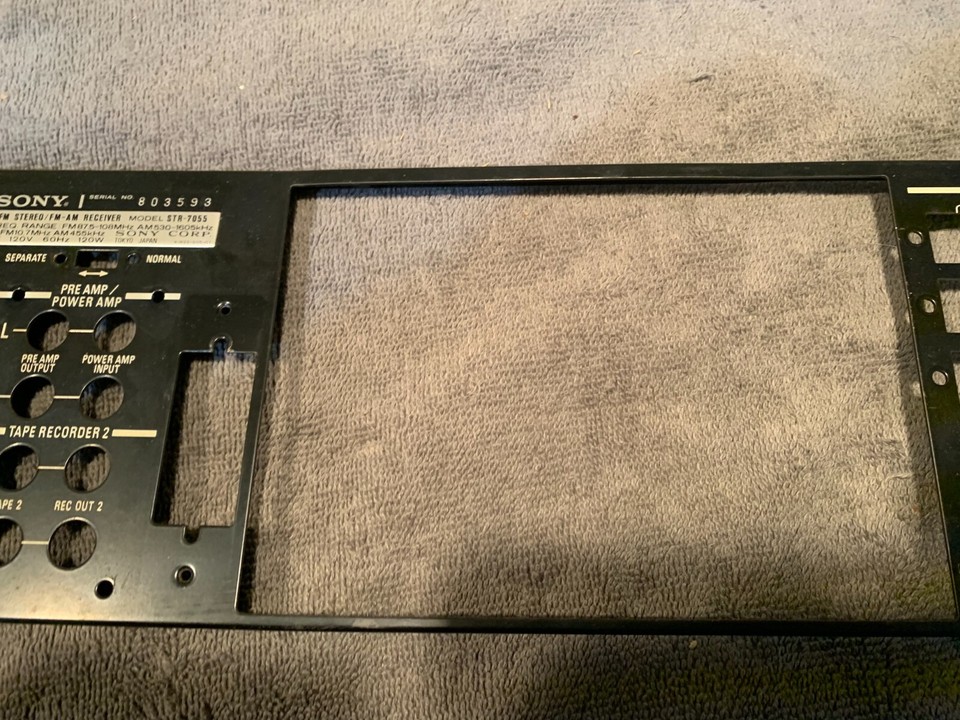 Sony STR-7055 Stereo Receiver Parting Out Rear Panel | eBay