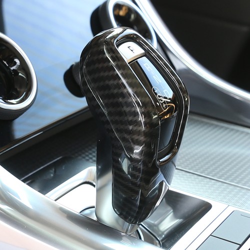 Carbon Fiber Style Gear Shift Knob Cover Fit for Range Rover Sport 2018 ...