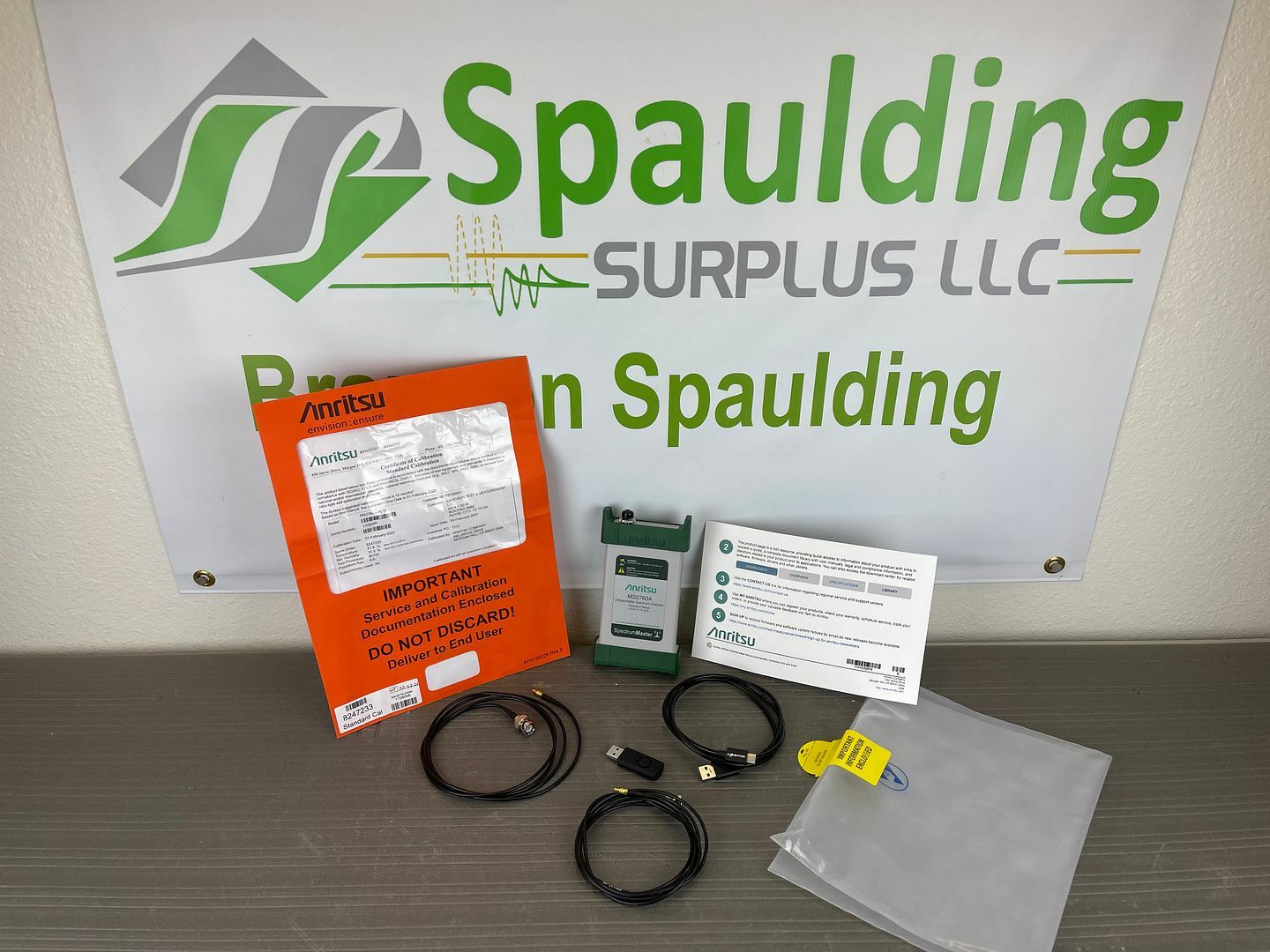 Anritsu MS2760A-0070 9 kHz - 70 GHz Ultra-Portable Spectrum Analyzer ...