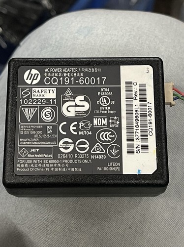 Genuine AC Adapter Charger HP CQ191-60017 Power Supply With Plug | eBay