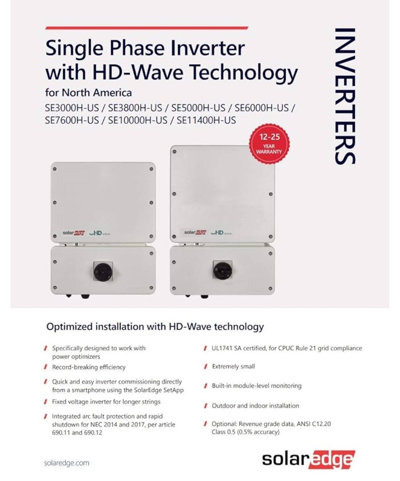 NEW SolarEdge SE7600H-US000BEU4 Single Phase Inverter with HD-Wave ...