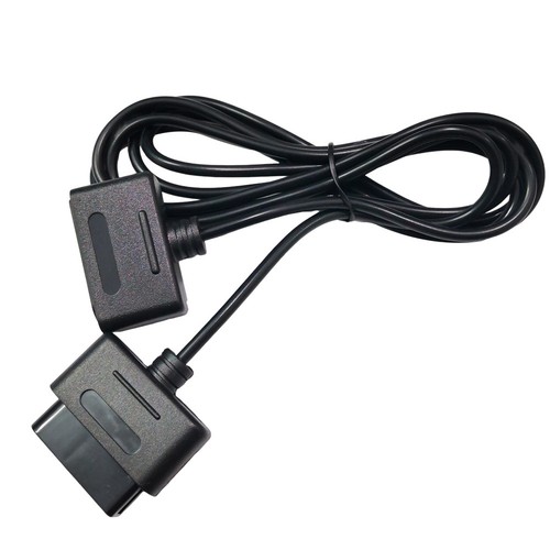 1 Piece Gamepad Line Data Cable Extension Cable Black for Snes Game ...