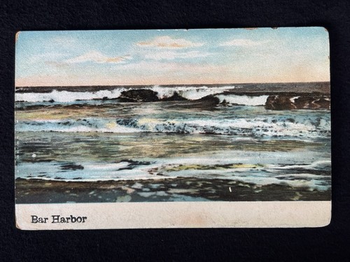Bar Island, Bar Harbor, Maine Undivided Vintage Postcard 1901-07 Era ...