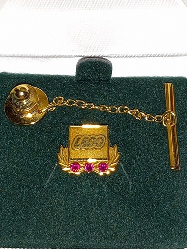 Very Rare LEGO Company 10K employee service award lapel pin 1970s | eBay