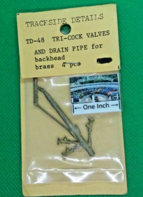 Trackside Details G scale #48 Tri-Cock Valves and Drain Pipe, Brass ...
