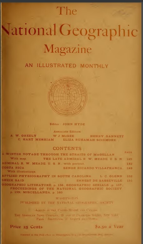 NATIONAL GEOGRAPHIC MAGAZINE 1890S 83 Classic Issue Collection OnUSB ...