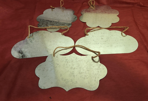 Crafter's Square Galvanized Metal Hanging Craft Signs | eBay