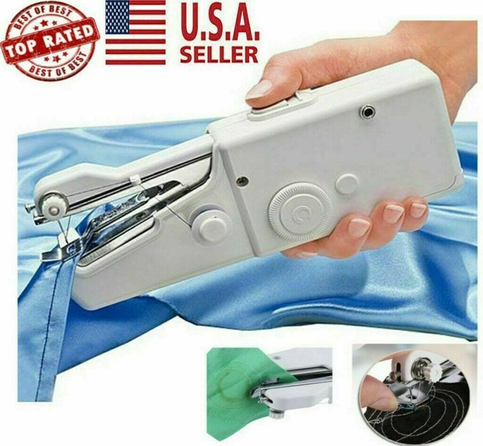 Mini Portable Smart Electric Tailor Stitch Hand-held Sewing Machine ...