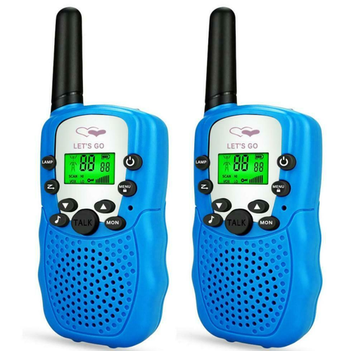 Children Walkie Talkies 2 Pcs Long Range Kids Walky Talky UHF 446MHz 8 ...