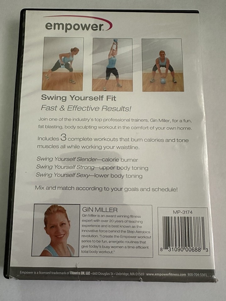 Empower - Swing Yourself Fit - Total Body Workout (DVD) Gin Miller ...