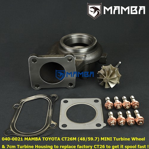 For TOYOTA CT26M CT26 MINI Turbo Turbine Housing+Wheel 9 Blade 1HD-T 3S ...