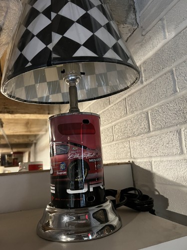 Vintage NASCAR Racing Dale Earnhardt JR #8 Lamp With Checkered Shade | eBay
