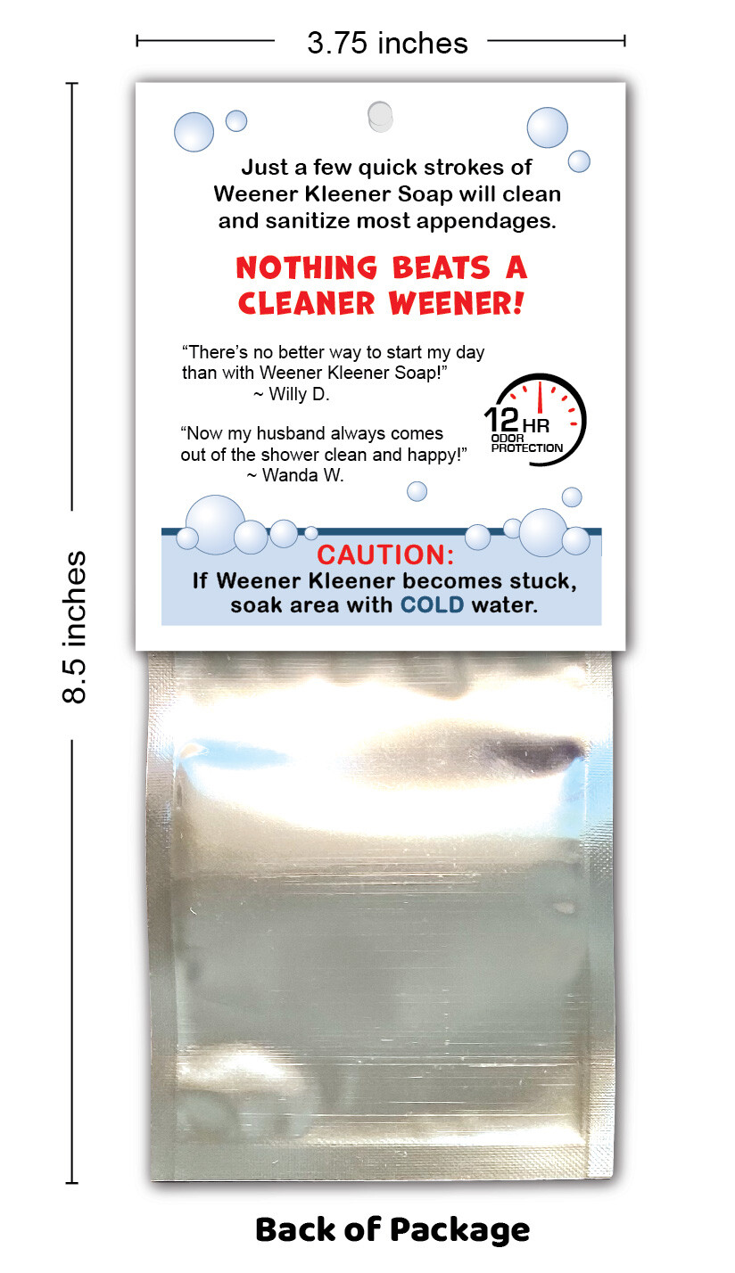 Weener Cleaner Soap Willy Weiner JOKE GAG GIFT Party Adult Prank Shower ...