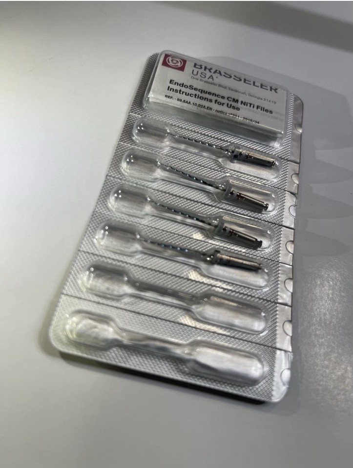 Brasseler Endosequence CM NITI Files Size 015 Taper .04 Length 25mm ...