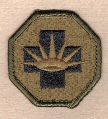 Army Patch: 8th Medical Brigade - subdued, merrowed edge | eBay
