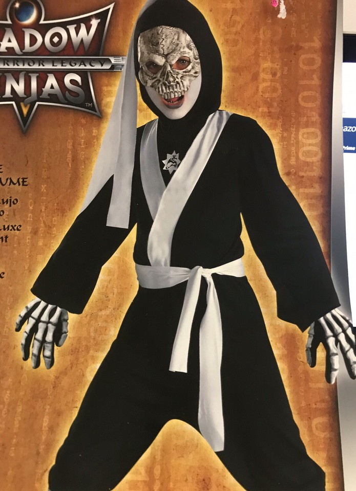 Shadow Ninja Skull Ninja Child Costume Halloween | eBay