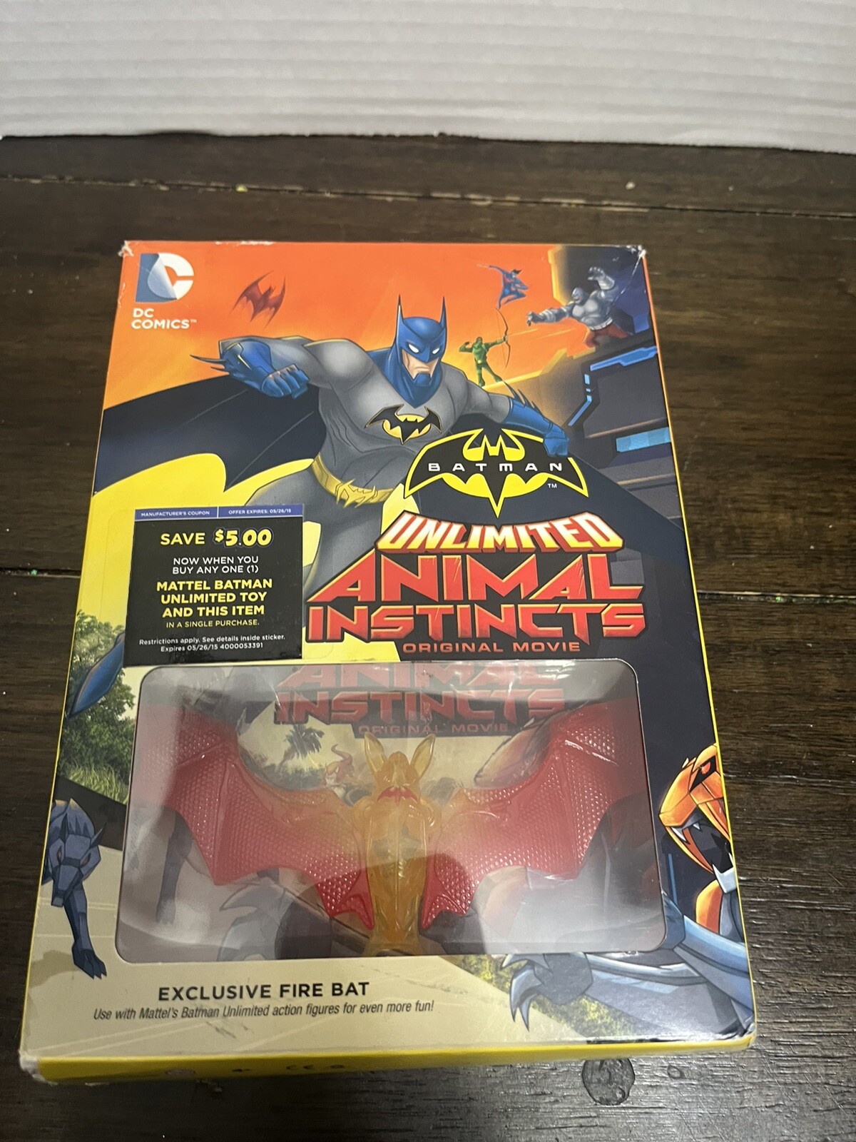 Batman Unlimited Animal Instincts DVD Sealed Box With Wear FIRE BAT ...